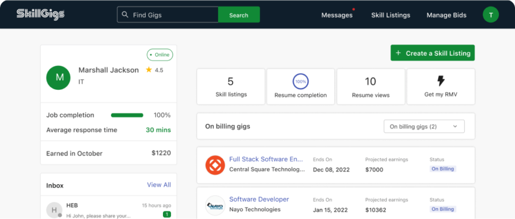 How it Works | Talent Marketplace - Skillgigs