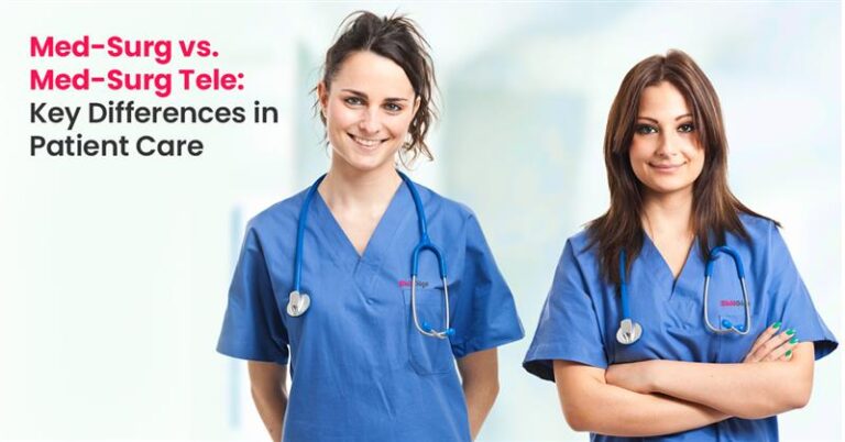 Med-Surg vs Med-Surg Tele: Key Differences in Patient Care