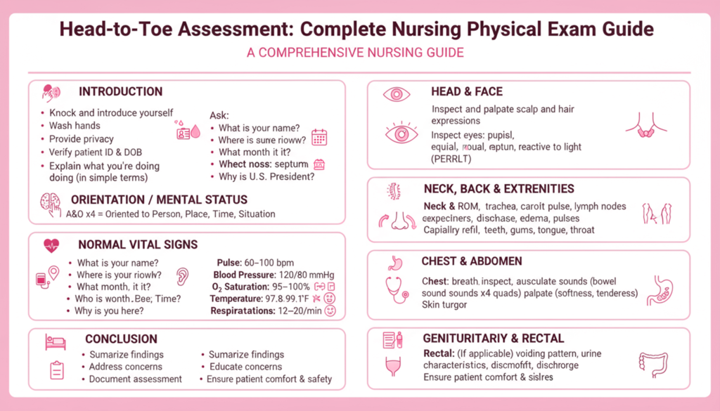 How to Perform a Head-to-Toe Physical Assessment