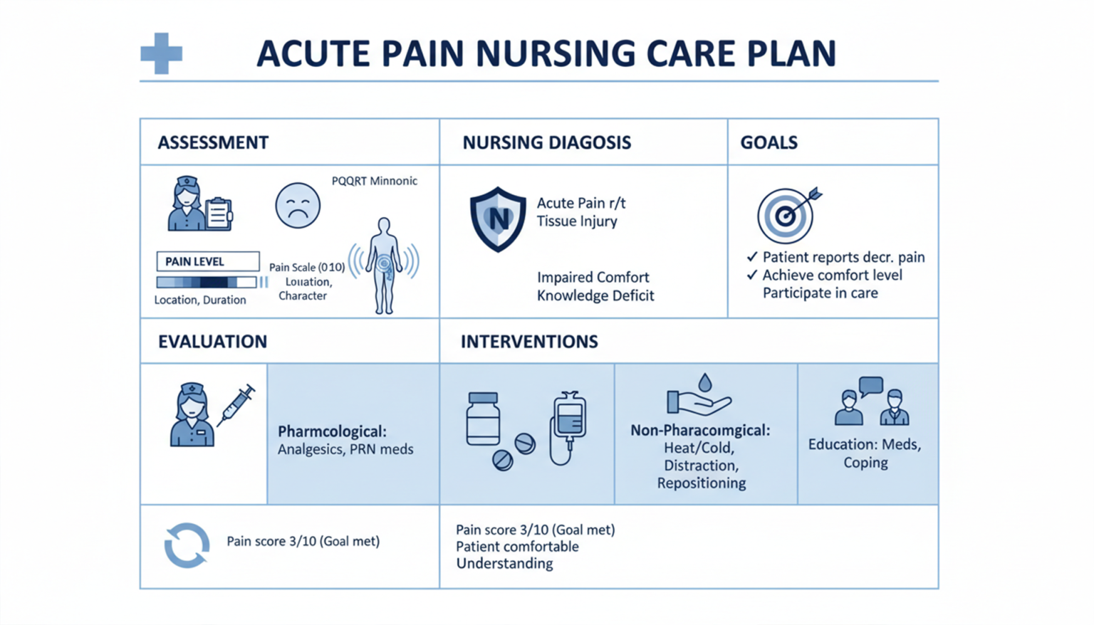 Detailed Nursing Care Plan (NCP) for Acute Pain