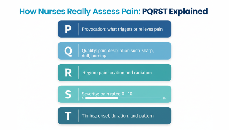 Nursing Pain Assessment: Mastering the PQRST Technique